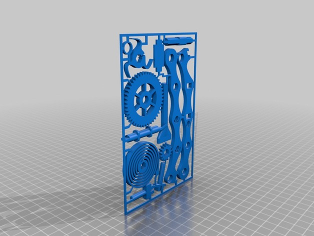 Wind-up Car Kit Card by PoIar B34R | Download free STL model ...