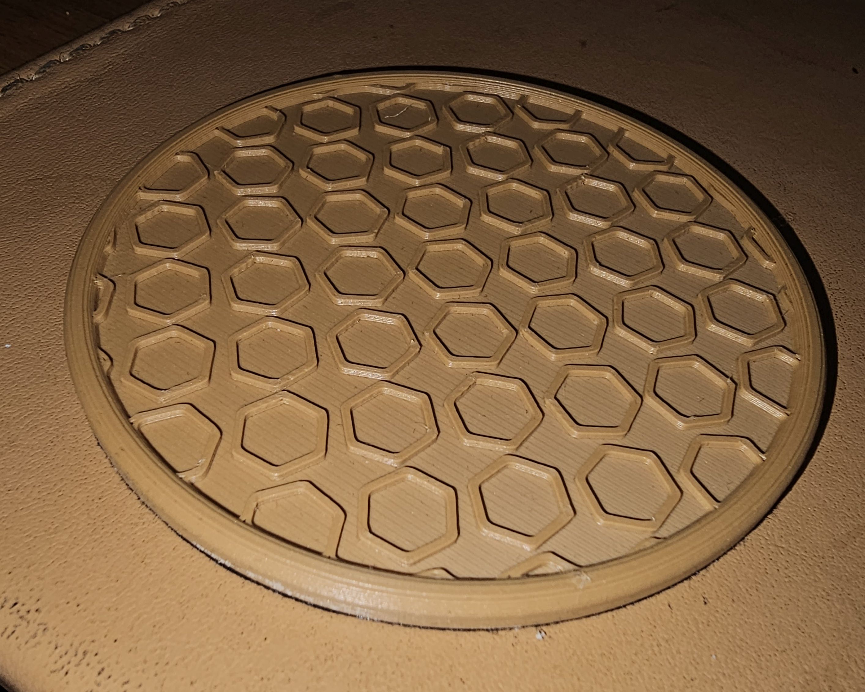 Customizable Circles Coaster by Tobias Scharmann | Download free STL model | Printables.com