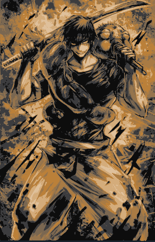 hueforge toji jujusu kaisen by thom | Download free STL model ...