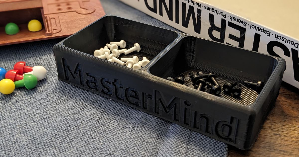 MasterMind Peg Tray by Beiro Falone | Download free STL model ...