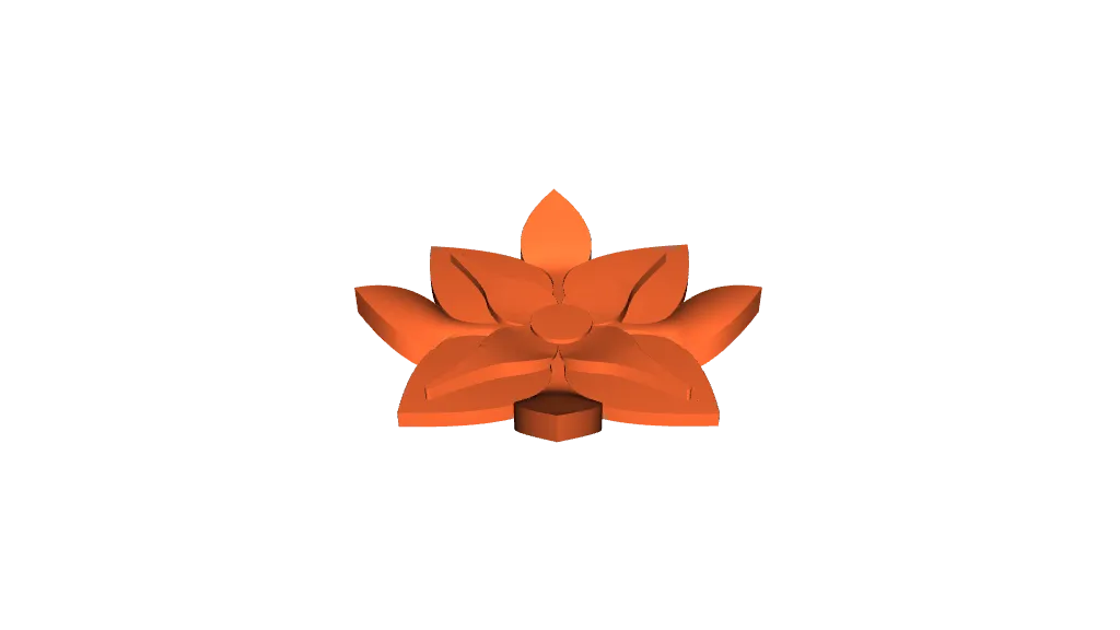 Decorative Flower by Kyle B | Download free STL model | Printables.com