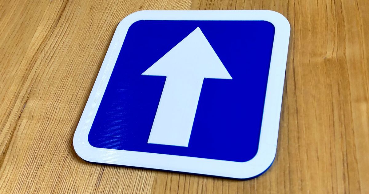 Straight Sign by kosteklvp | Download free STL model | Printables.com