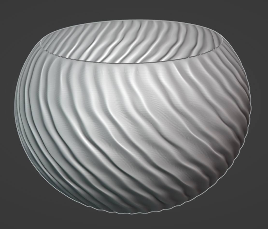 Wavy Plant Pot by DrKronos | Download free STL model | Printables.com
