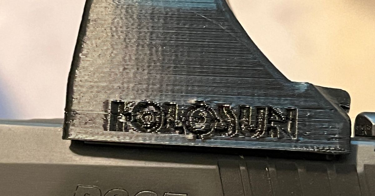 Holosun 507K X2 cover by MarcWinNJ | Download free STL model ...