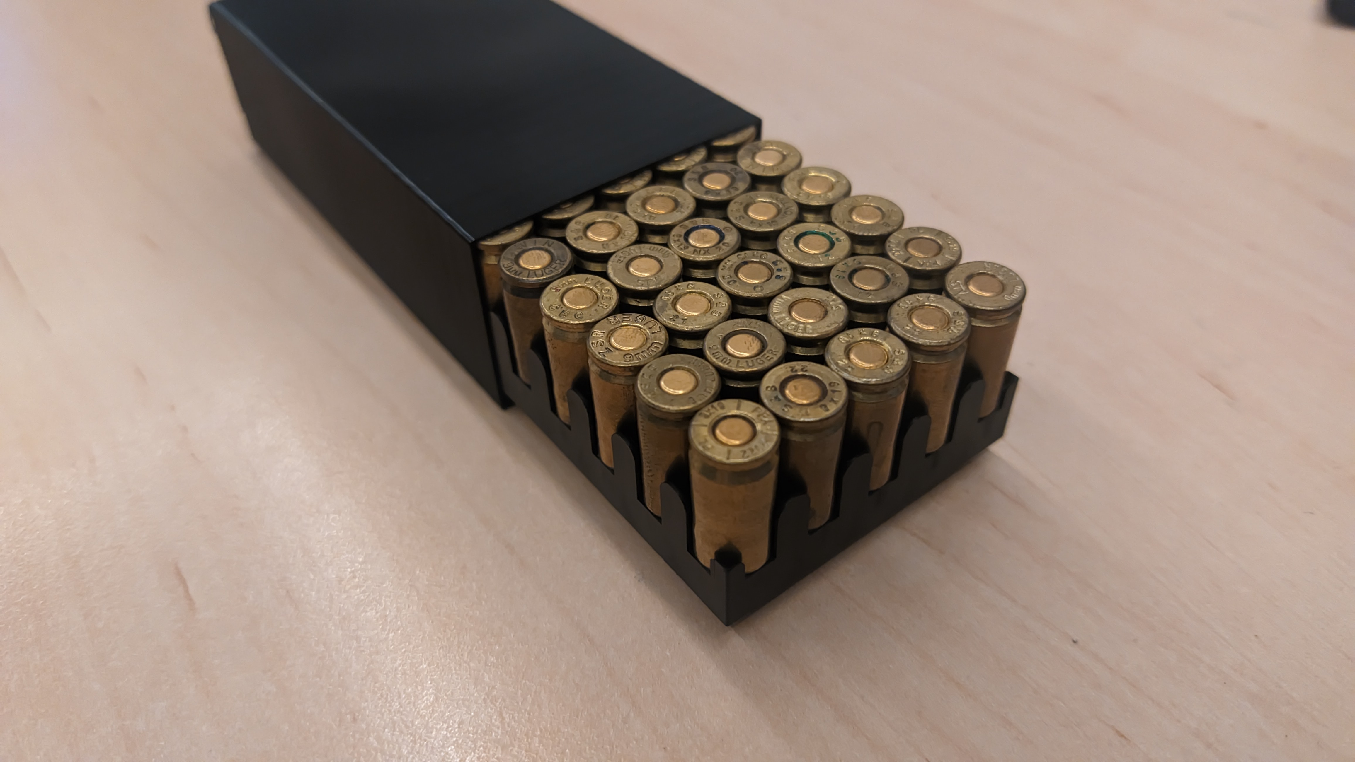 Quick and easy box 9mm Para 9x19 by Dąbal | Download free STL model ...