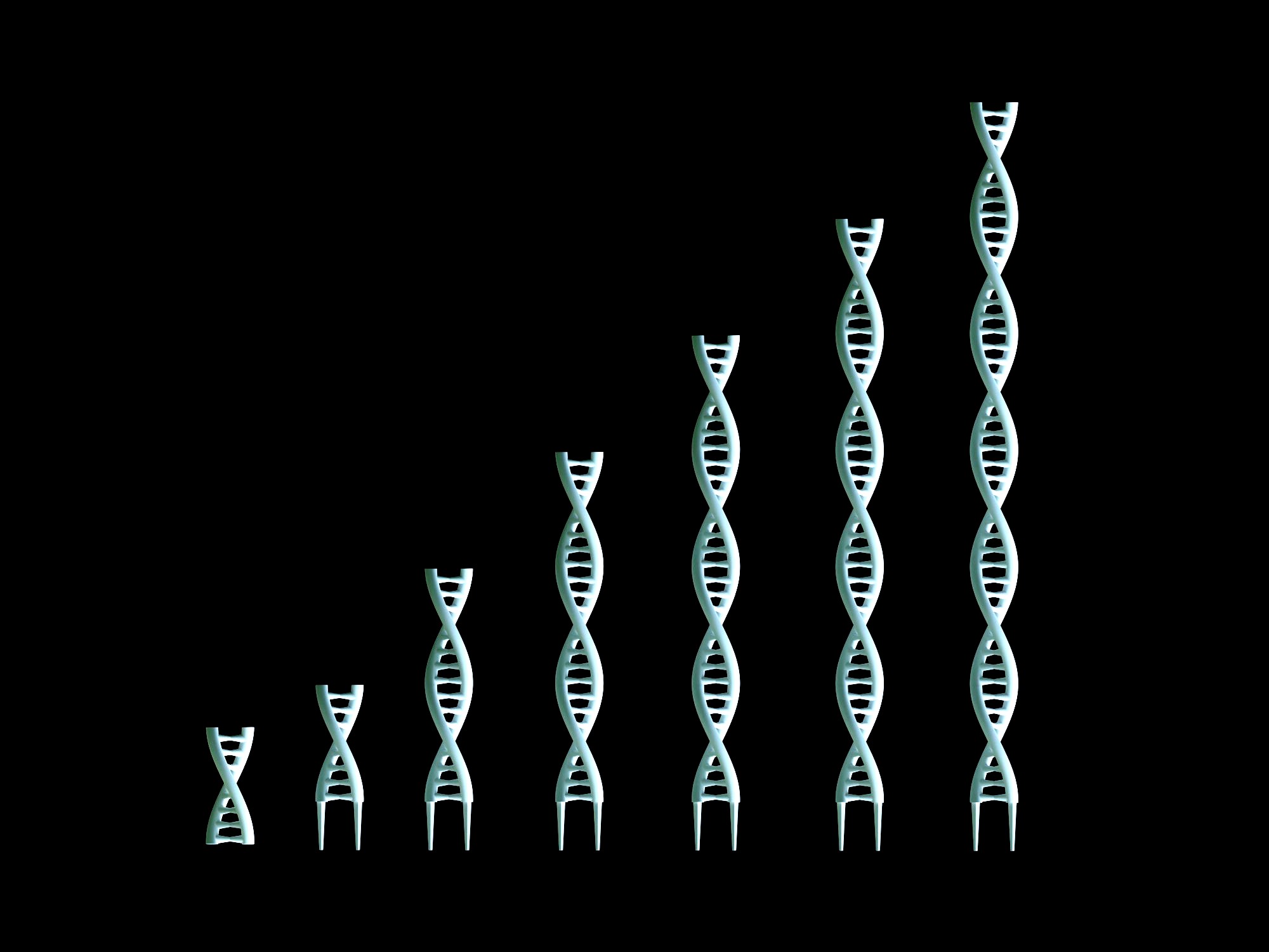 DNA plant support by FuzzyRaptor | Download free STL model | Printables.com