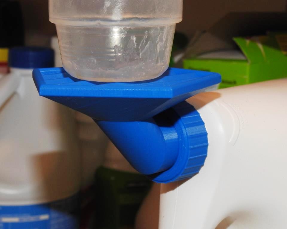 Laundry Detergent Cup Drainer Larger by SteveS42 | Download free STL ...
