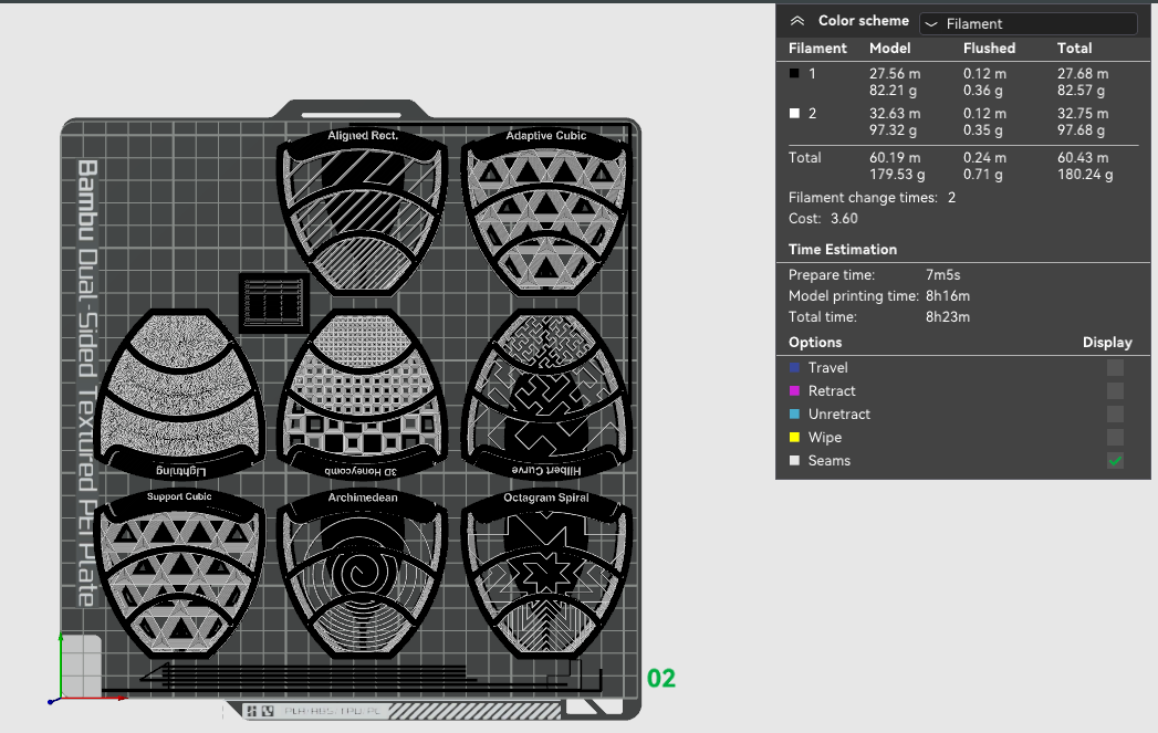 Bambu Labs Infill Patterns by statefarm_of_jake | Download free STL ...