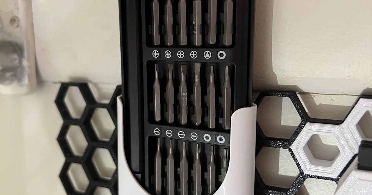 Screwdriver Set with Bits Holder for HSW by Jackint0sh | Download free STL model | Printables.com