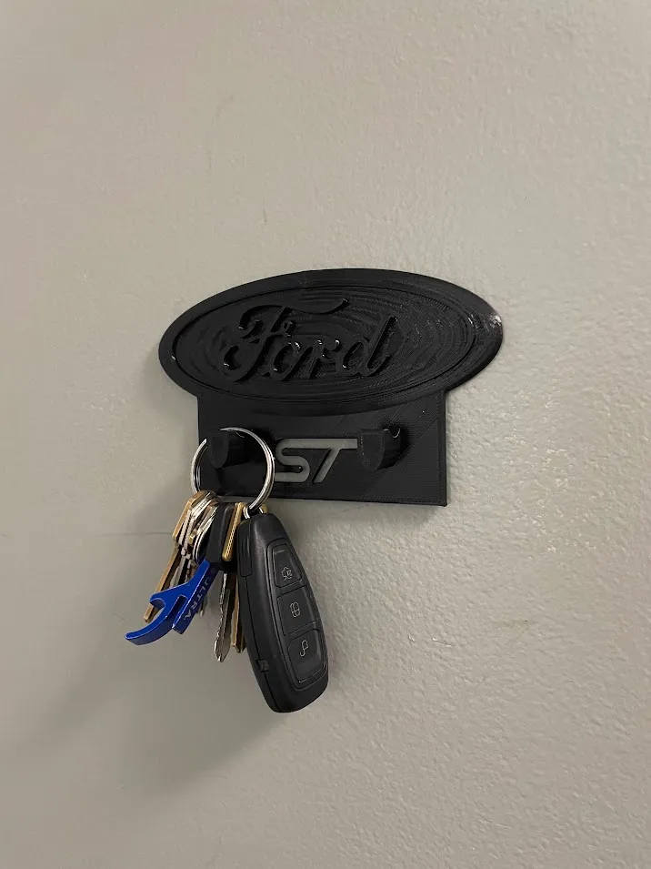 Ford ST Key Ring Hook by Starwi | Download free STL model | Printables.com