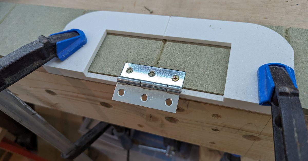 65mm hinge Bosch Pro router jig by remington | Download free STL model ...