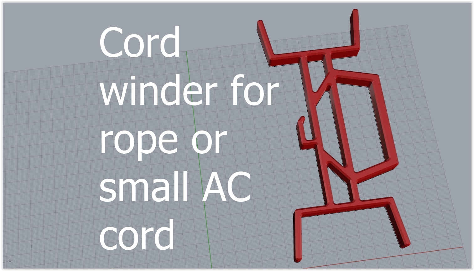 Cord Winder by Gordyt47 | Download free STL model | Printables.com