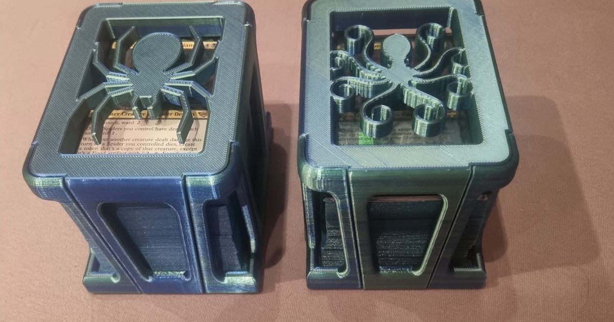 MTG Commander deckbox 4 versions by Mobot | Download free STL model ...