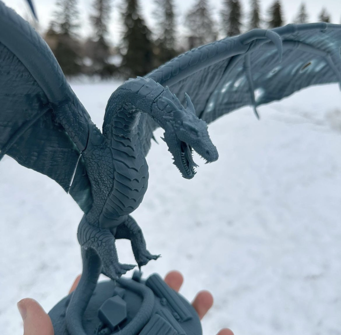 Ice Dragon by Tiger3DPrinting | Printables Store