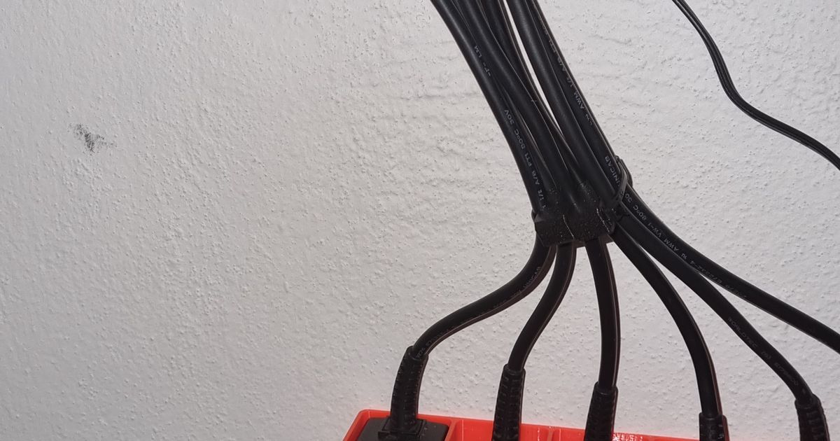 Modular cable comb by Adalras | Download free STL model | Printables.com