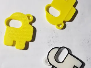 mini Among Us Keychain by Tesle | Download free STL model | Printables.com