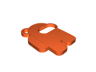 mini Among Us Keychain by Tesle | Download free STL model | Printables.com