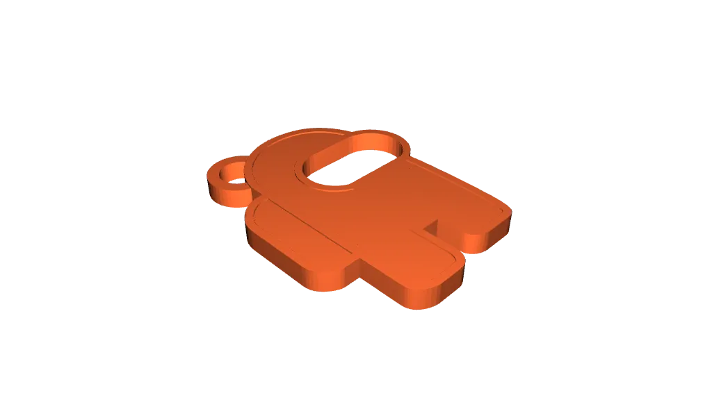 mini Among Us Keychain by Tesle | Download free STL model | Printables.com