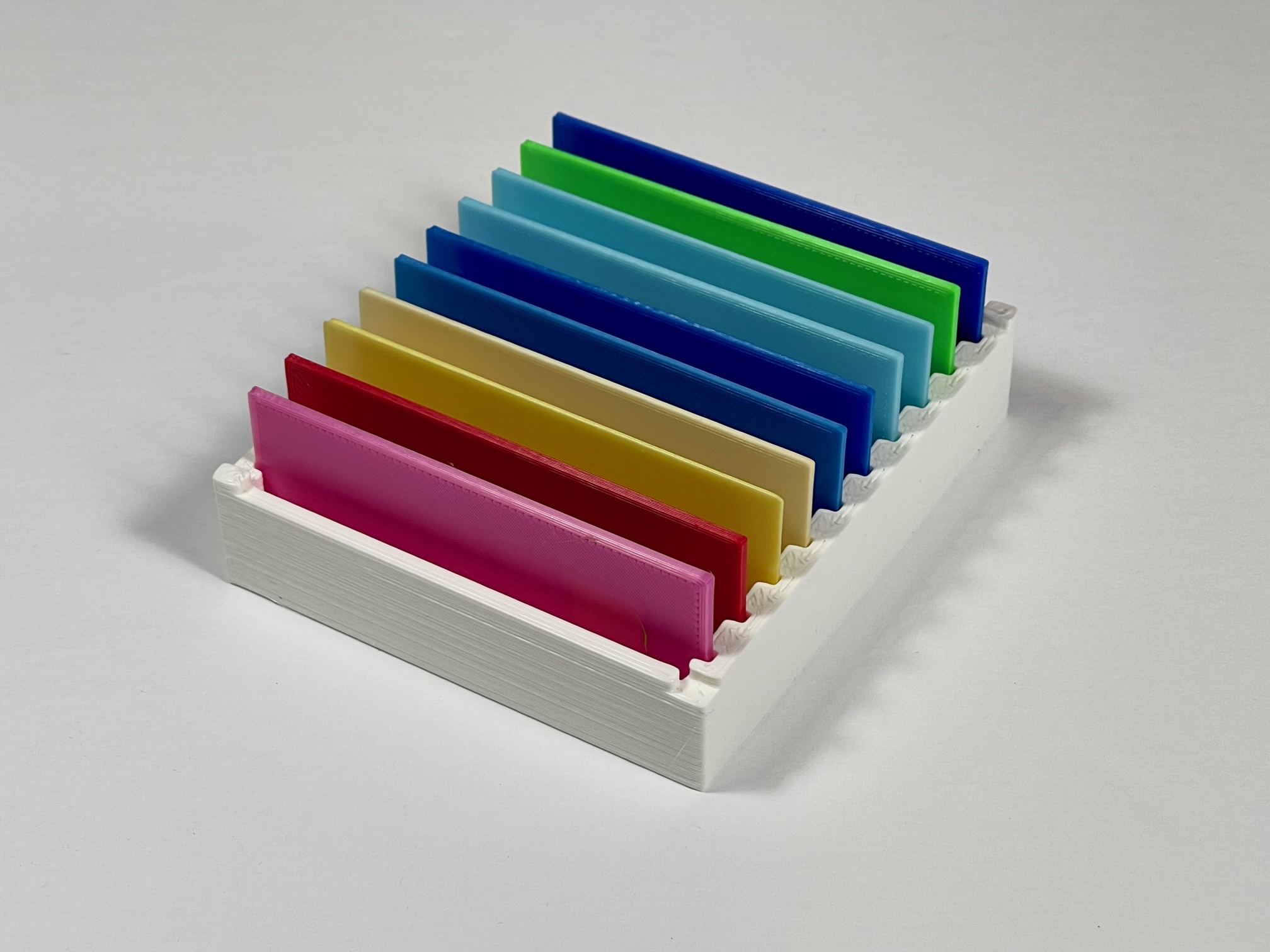 Filament Color Swatch Box or Tray by Real 3D Prints | Download free STL ...