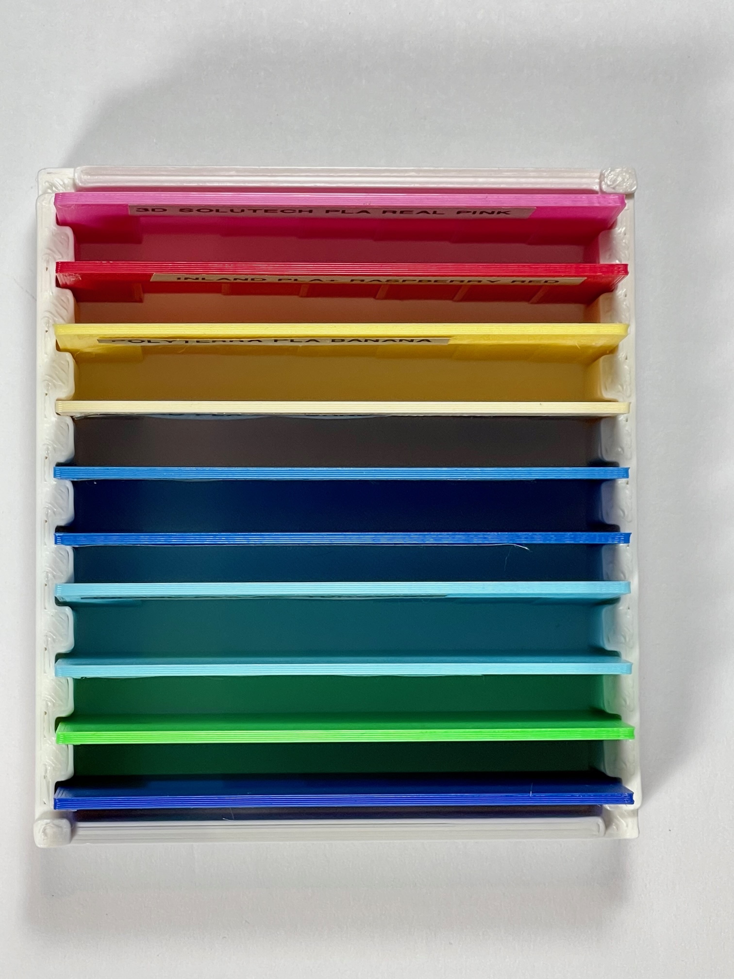 Filament Color Swatch Box or Tray by Real 3D Prints | Download free STL ...