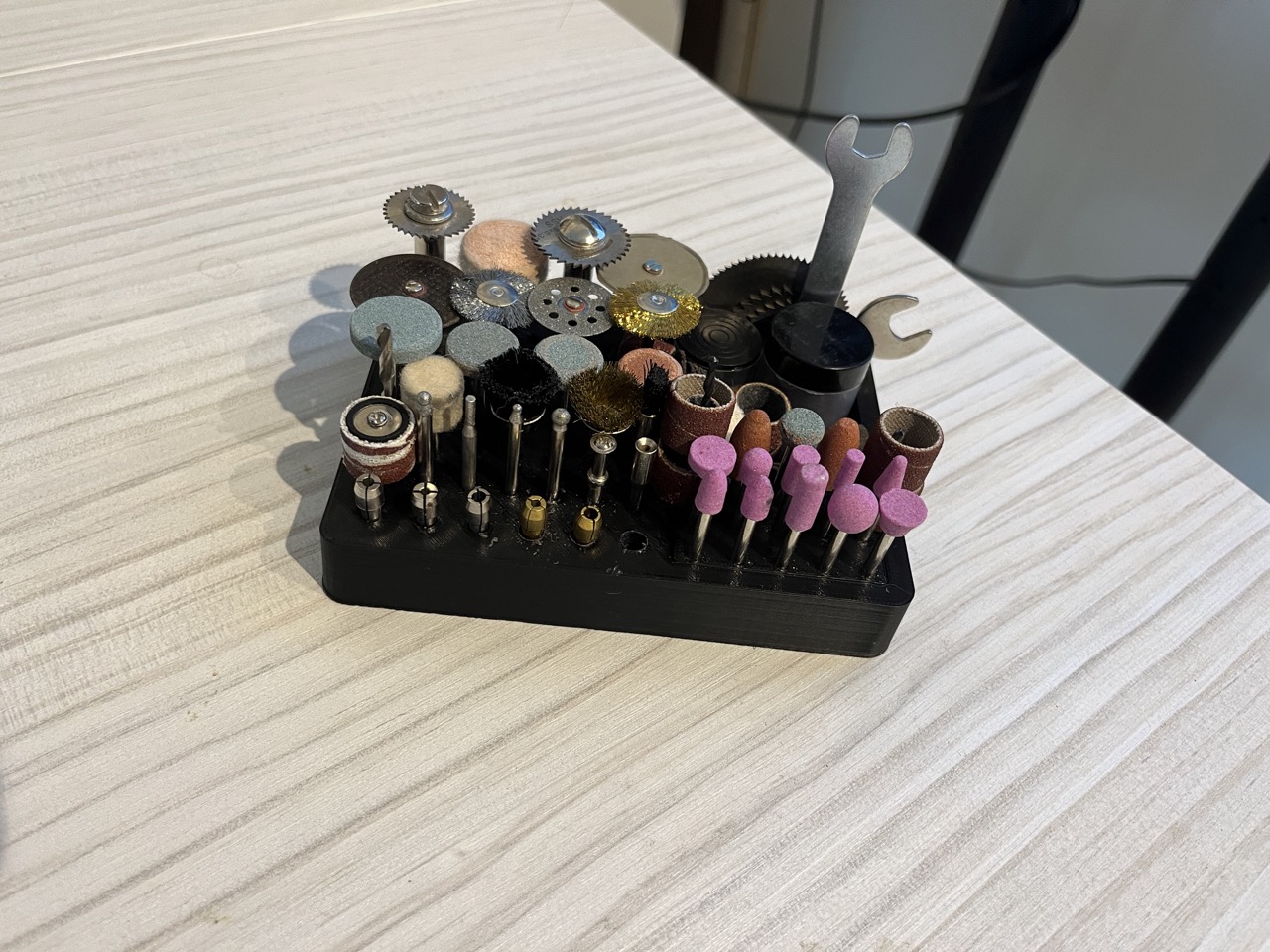 dremel holder with additional bit holders by jamie xu | Download free ...