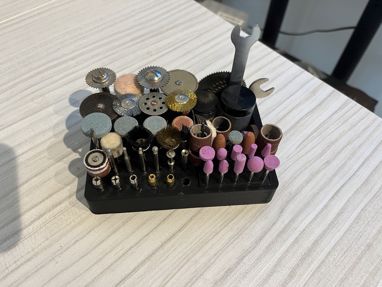 dremel holder with additional bit holders by jamie xu | Download free ...