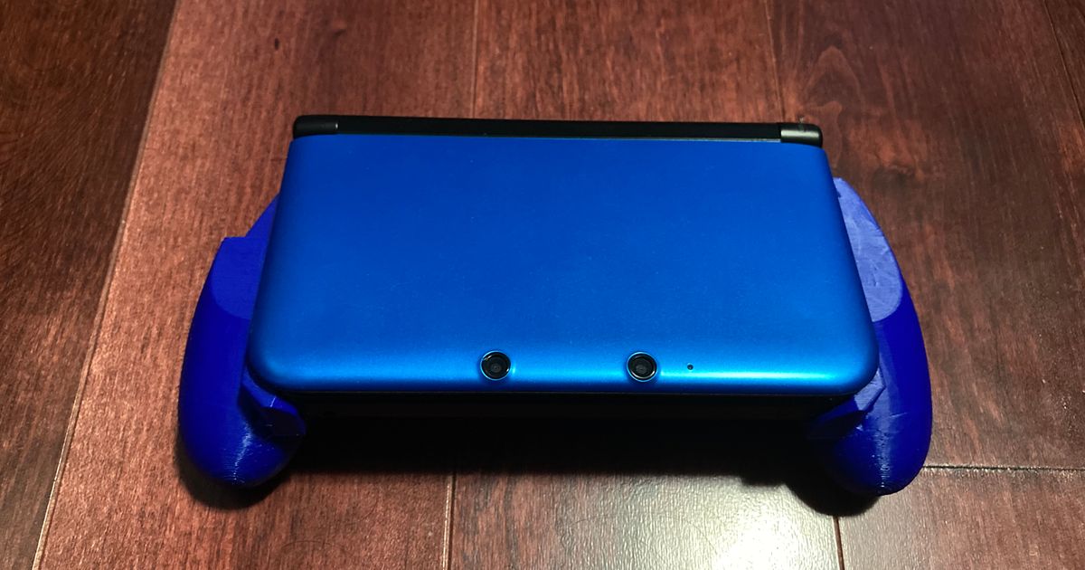 3DS XL Grip Case with PS4 Style Handles by ShyavanS | Download free STL ...