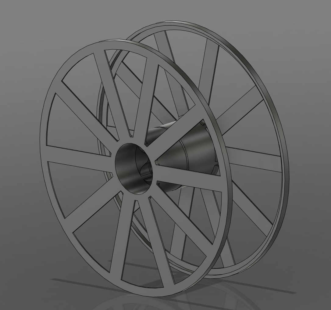 Inland cardboard spool ring by ORC | Download free STL model ...