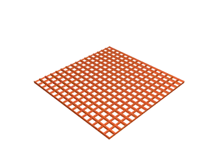 LED grid (parametric) by withanHdammit | Download free STL model ...