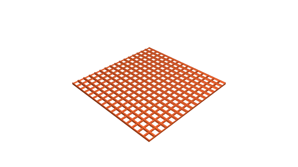 LED grid (parametric) by withanHdammit | Download free STL model ...