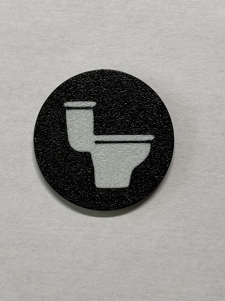 Toilet token by Yeello | Download free STL model | Printables.com