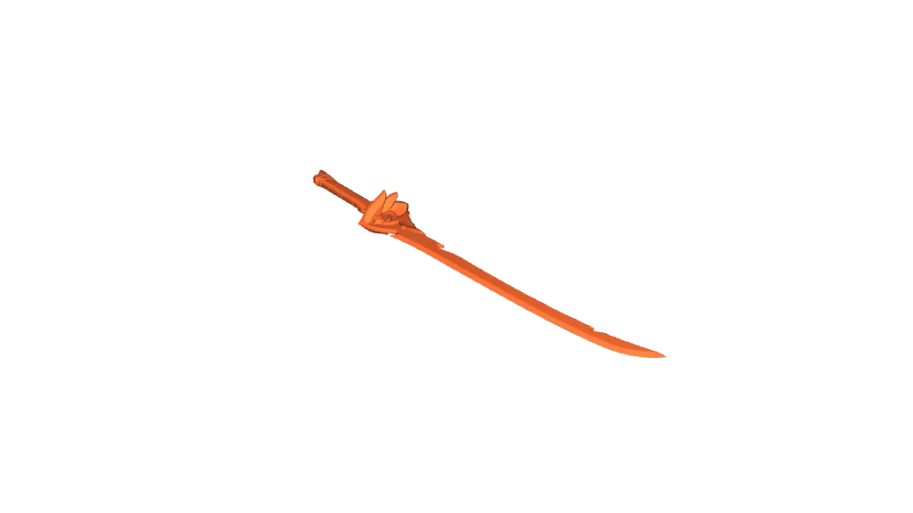 Kagotsurube isshin(Kazuha's sword) by Petheng | Download free STL model ...