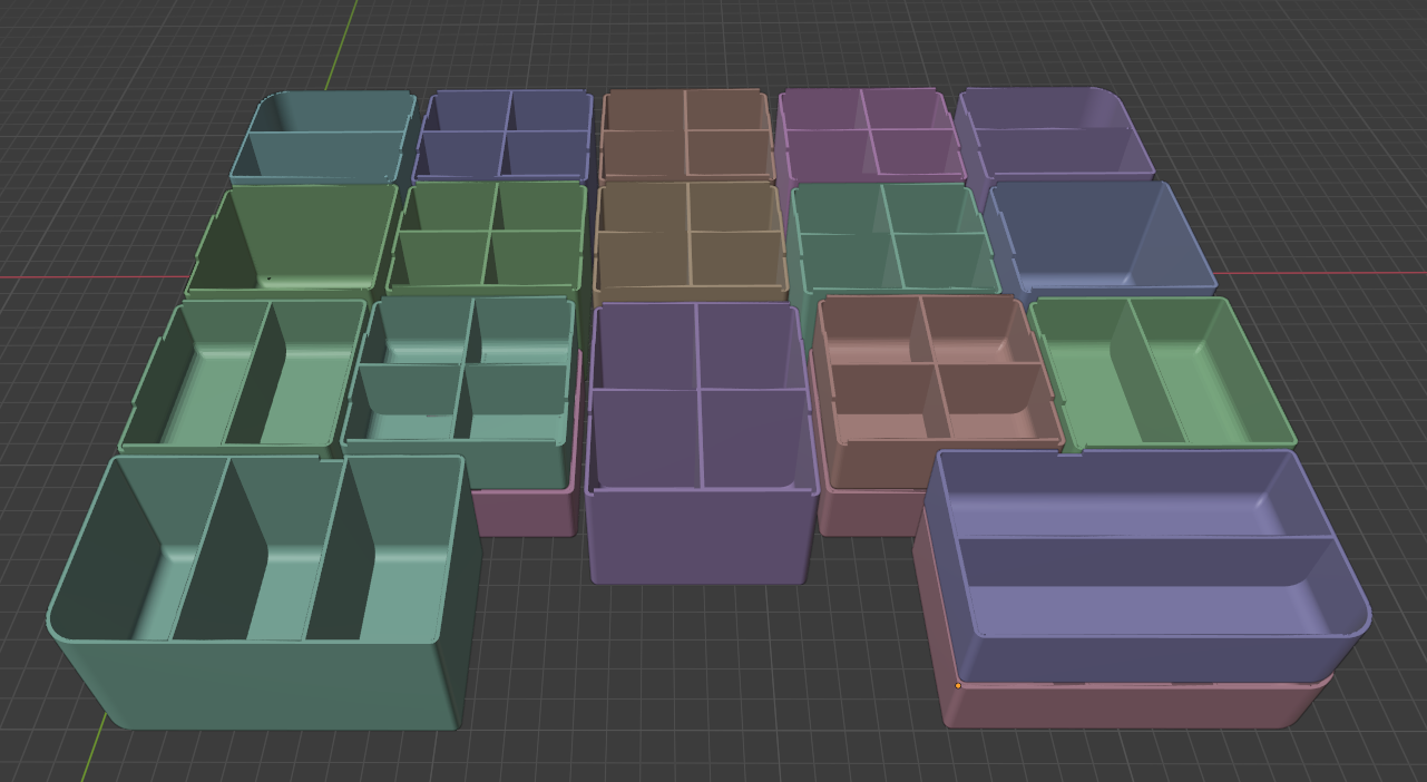 HDX (or Hypertough / Hyper Tough) Organizer Box Inserts (FreeCAD ...