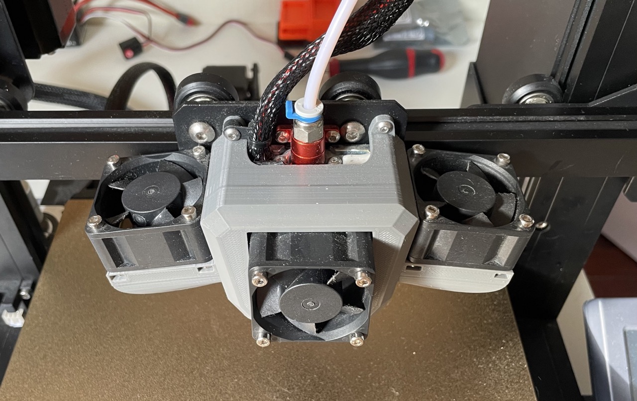 Neptune 3 - Fan Duct 40mm axial fans by Adel | Download free STL model ...