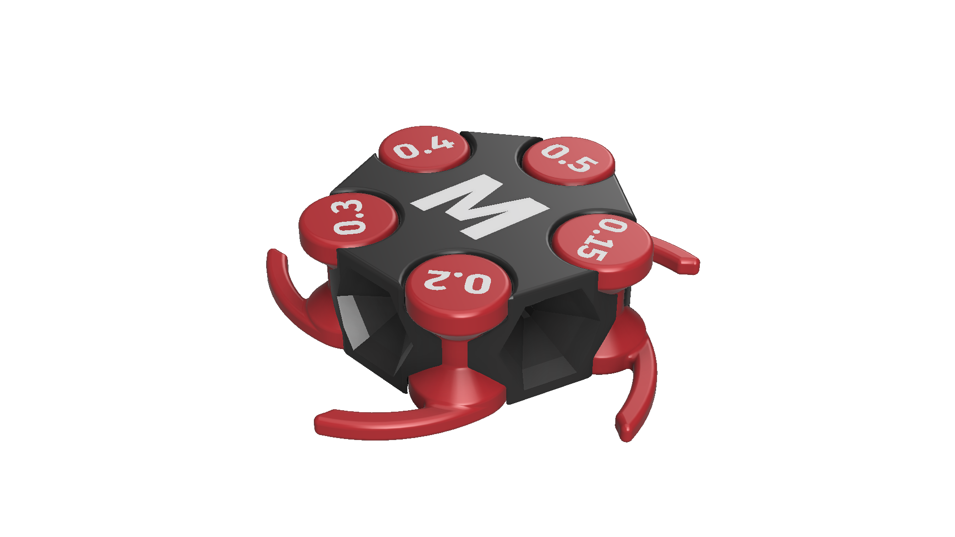 Clearance and Tolerance 3D Printer Gauge : 0.15-0.50mm by Morten ...