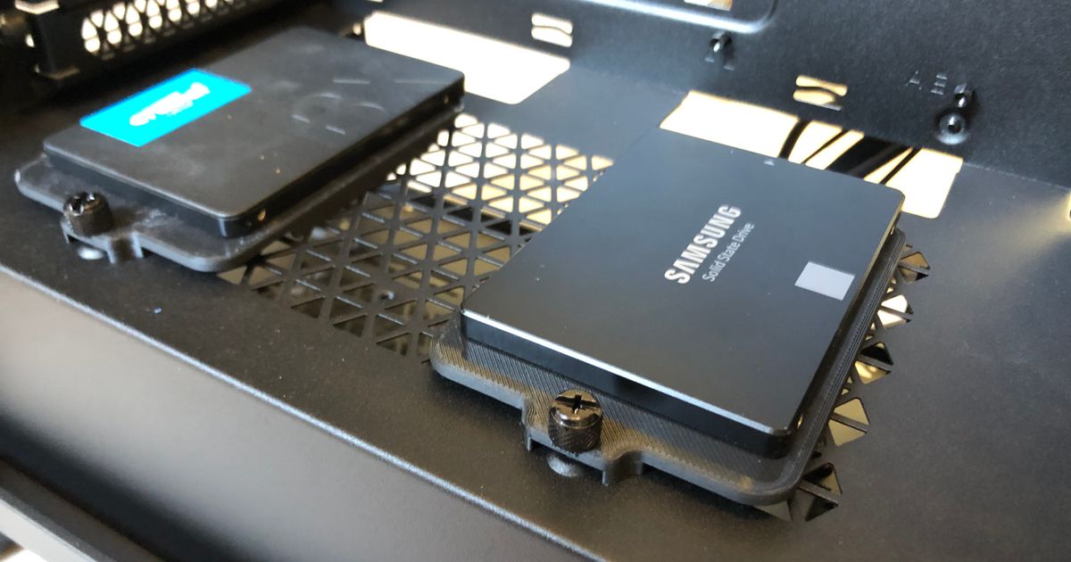 Corsair 4000D SSD Tray SSD Holder by xChrismas | Download free STL ...