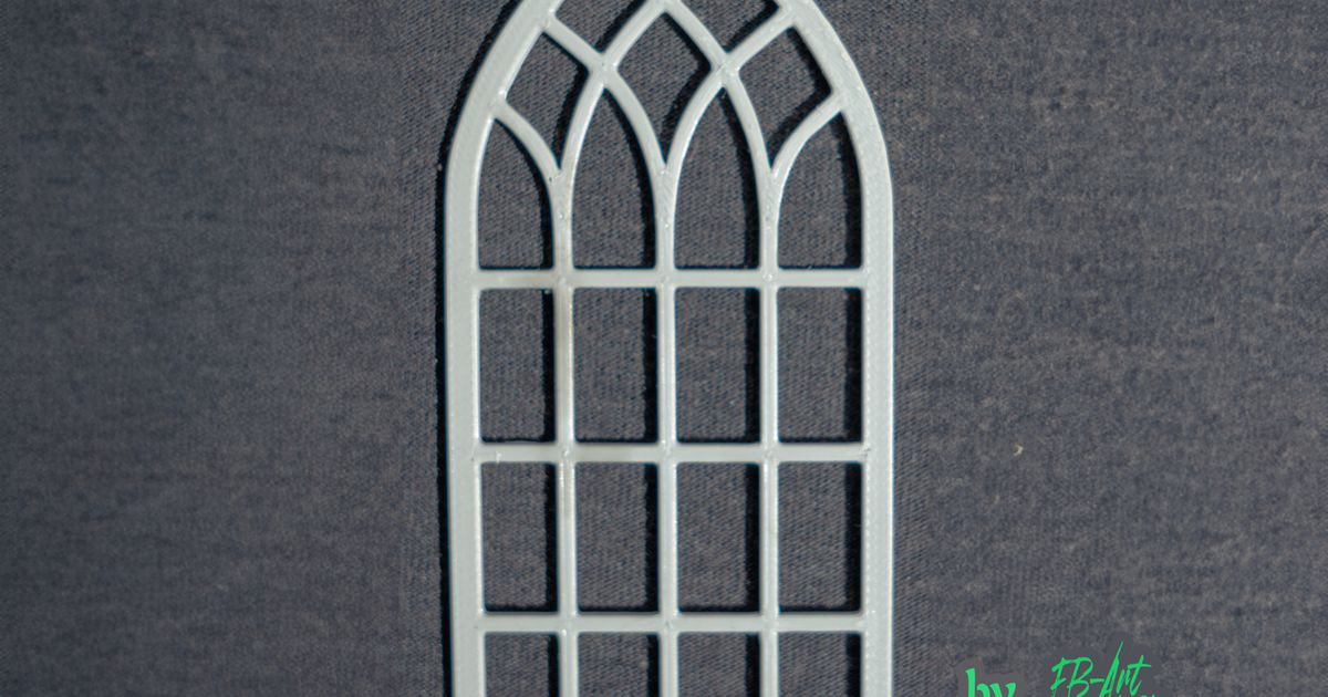 Gothic Window by FB-Artwork | Download free STL model | Printables.com
