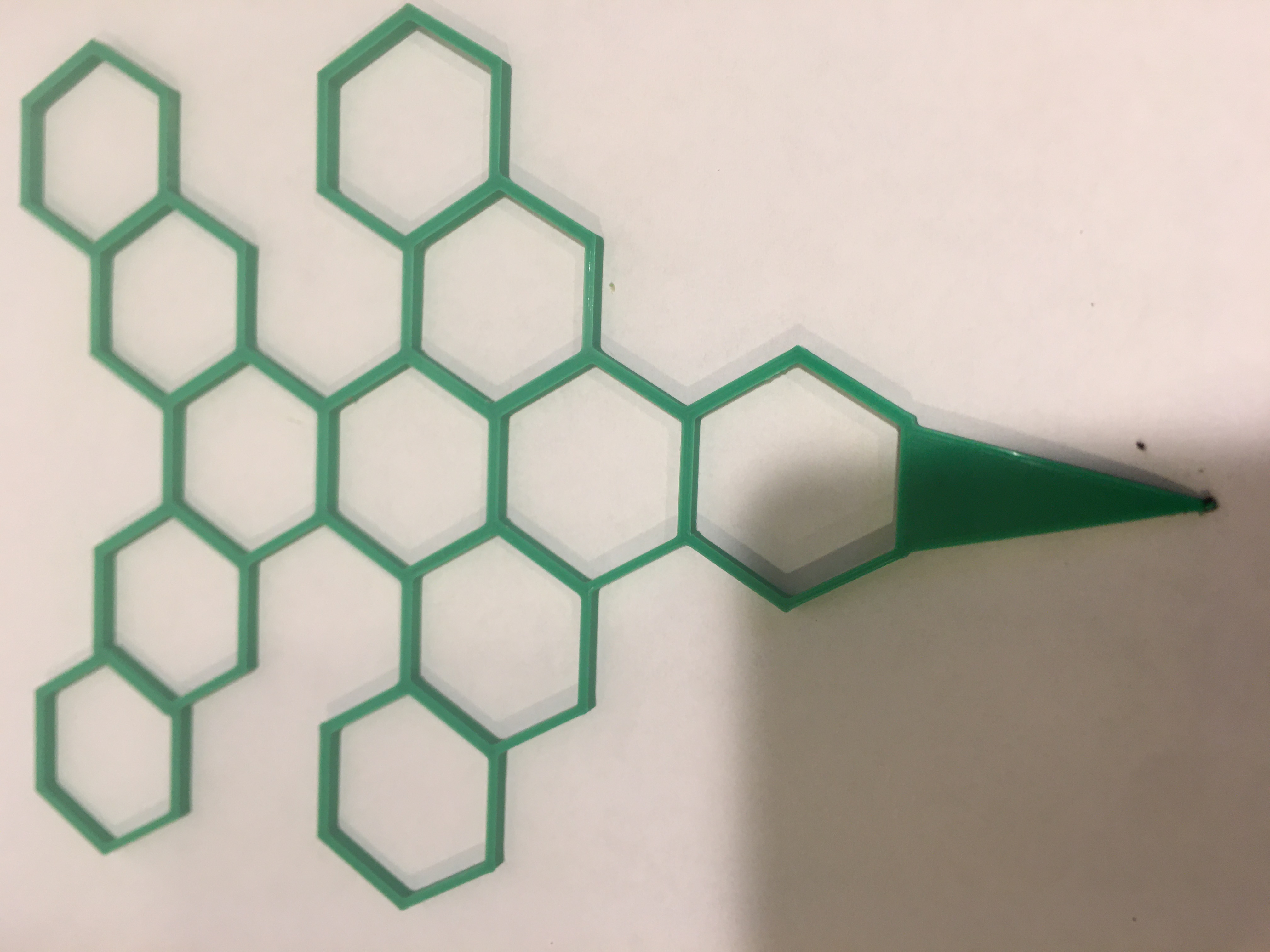 Hexagon Tree Houseplant Support by PrinterMan | Download free STL model ...