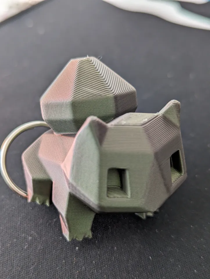 Bulbasaur low poly keychain by Z3Dart&tech | Download free STL model ...
