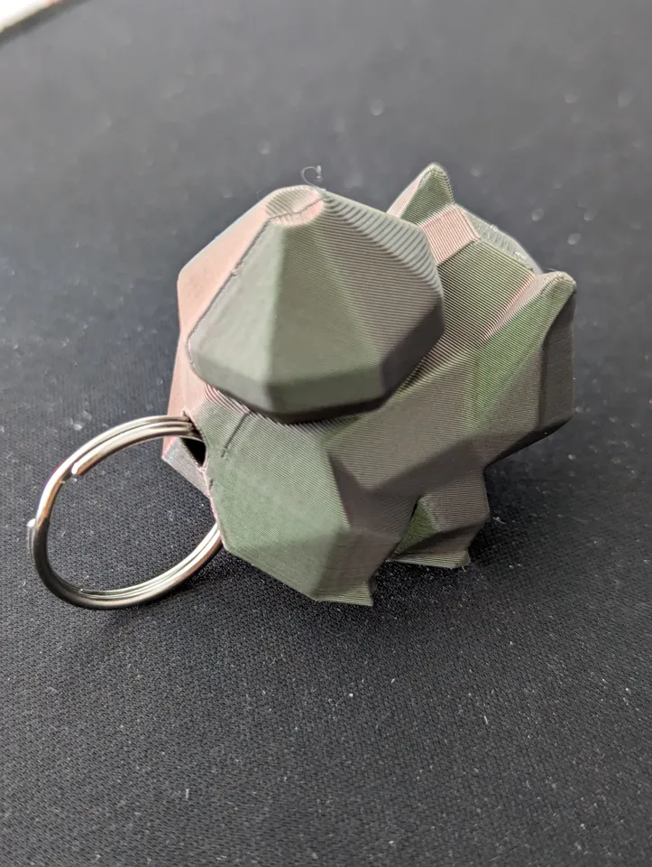Bulbasaur low poly keychain by Z3Dart&tech | Download free STL model ...