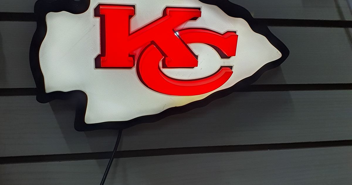 Kansas City Chiefs Lamp by BrightBox | Printables Store