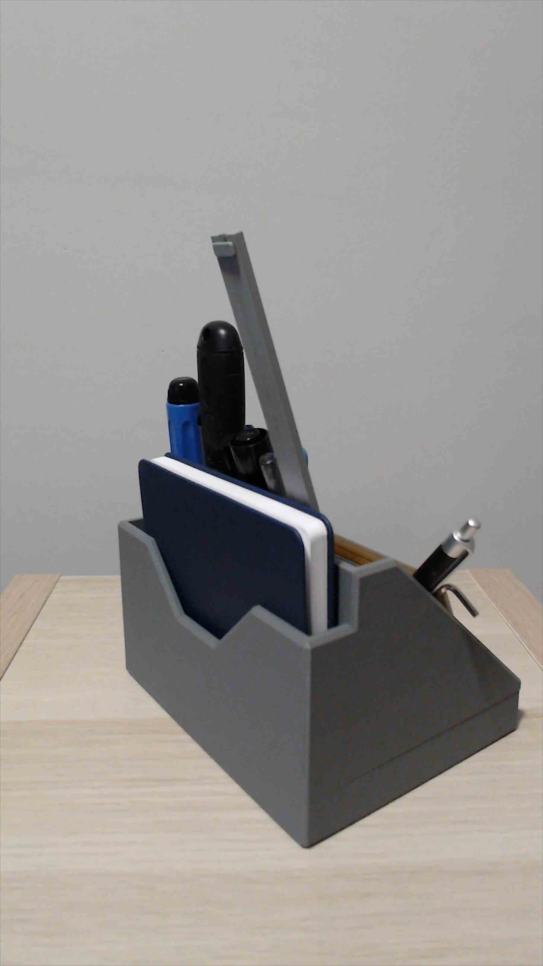 Desk Organizer v1 by Nelectrik | Download free STL model | Printables.com