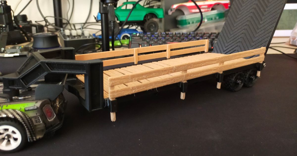 Rc scale model trailer by Dadudos | Download free STL model ...