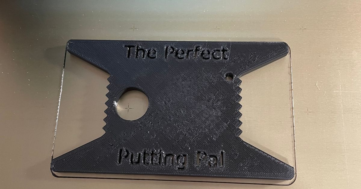 Perfect Putting Pal by GeorgeD | Download free STL model | Printables.com