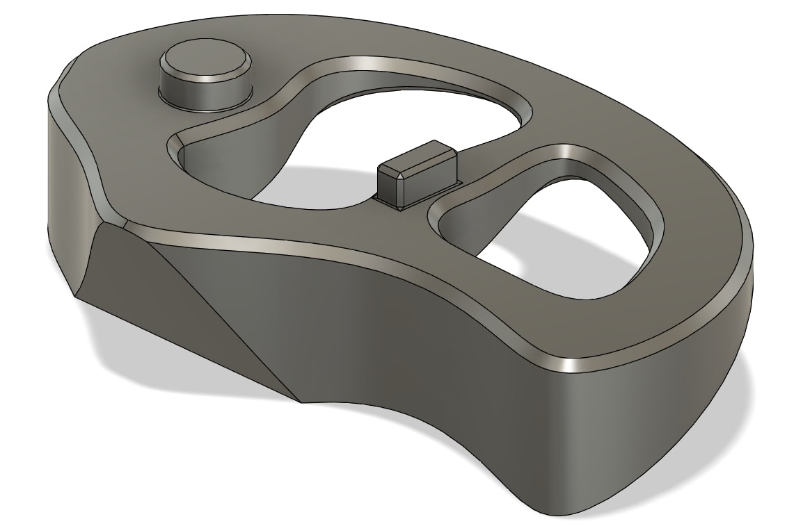 21° angled wedge for trackball mice (compatible with ProtoArc EM03) by ...