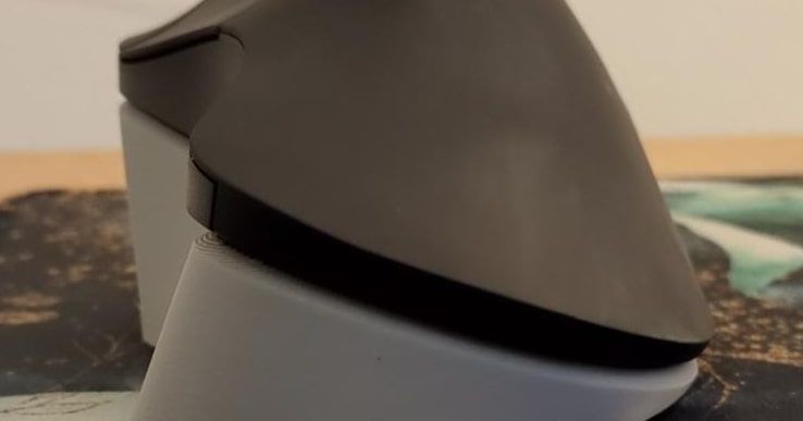 21° angled wedge for trackball mice (compatible with ProtoArc EM03) by ...