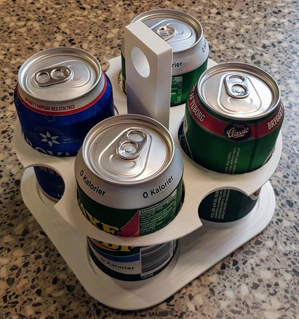 Beer / Soda can holder by Tupsy | Download free STL model | Printables.com