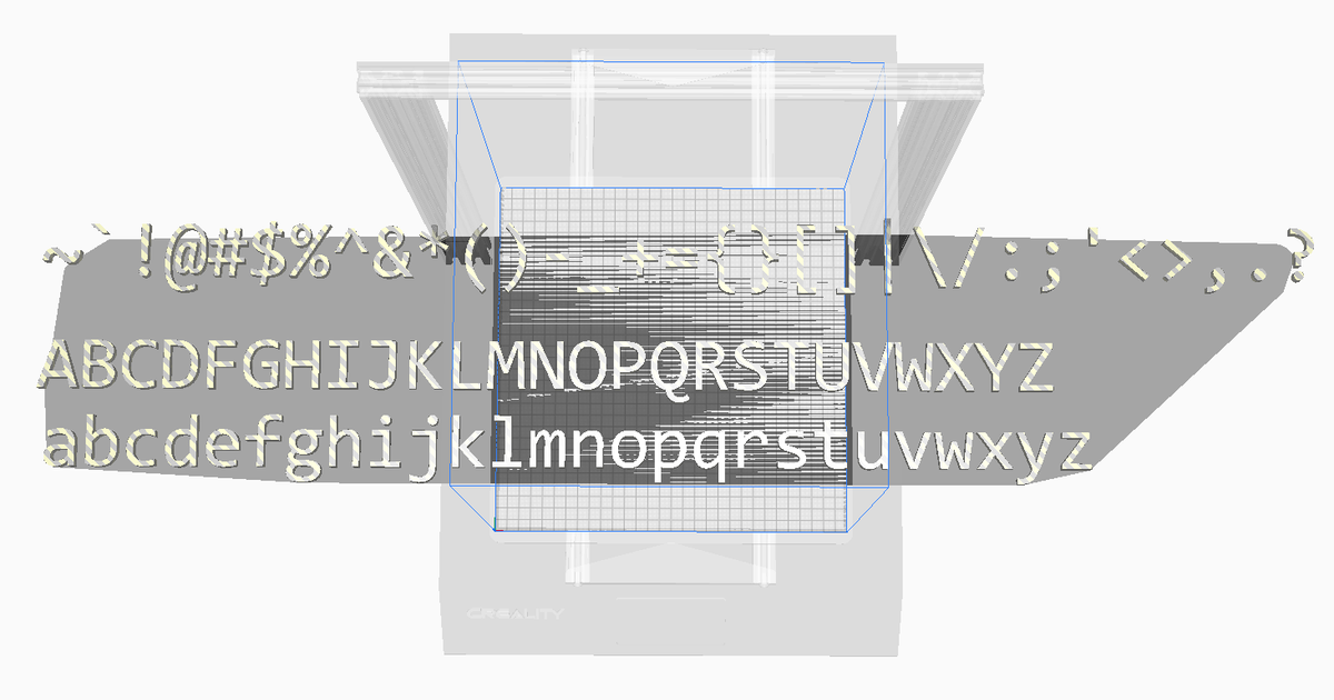 A full set of 3D letters and characters in Console Font by Blake ...