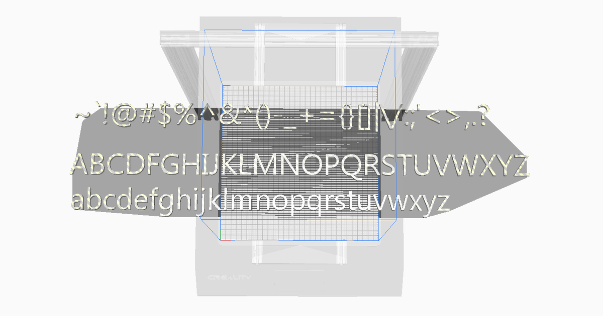 A full set of 3D letters and characters in Gadugi Font by Blake ...