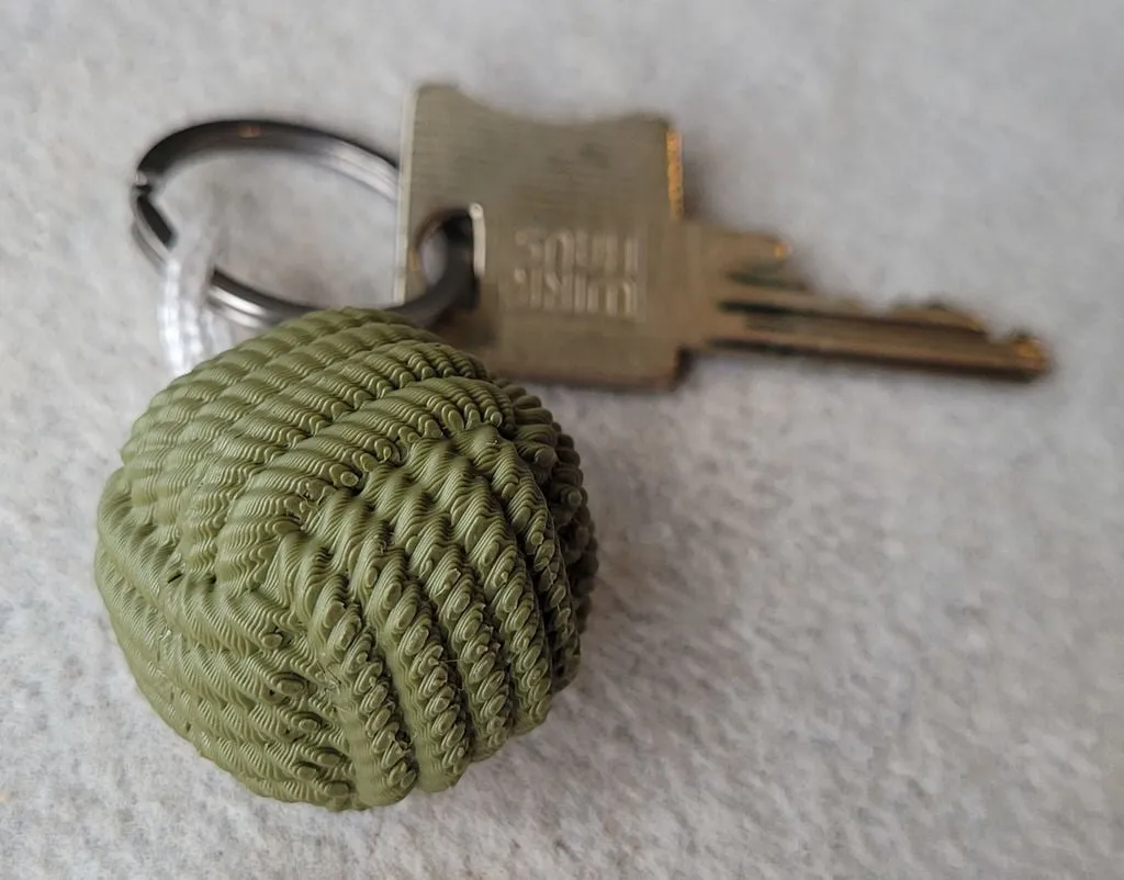 Paracord ball keychain by Dreamtime24 | Download free STL model ...